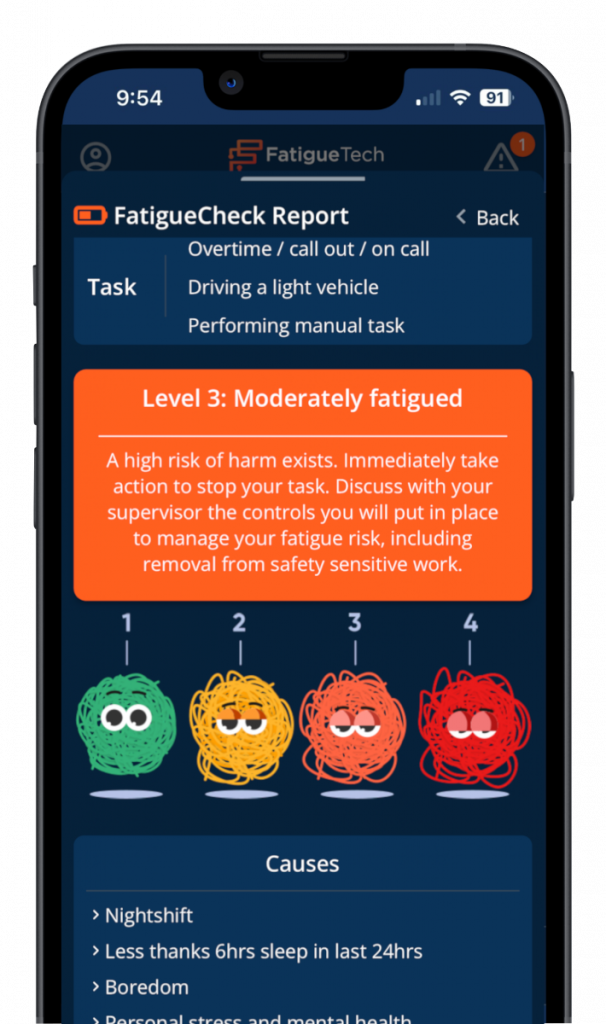 Fatigue Management App | #1 in Australia | FatigueTech